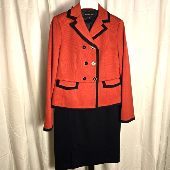 Isabel and Nina | Jackets & Coats | Isabel And Nina Red Blazer Suit ...